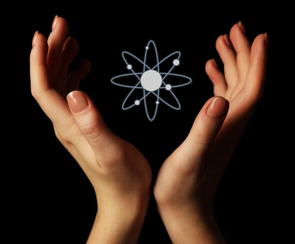Atomic particles hands Stock Photos, Royalty Free Atomic particles ...