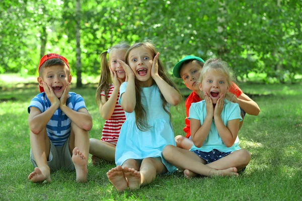Happy active children Stock Photo by ©belchonock 84394582