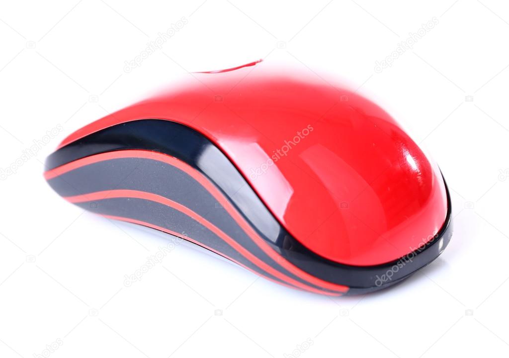 White wireless computer mouse Stock Photo by ©belchonock 88289530