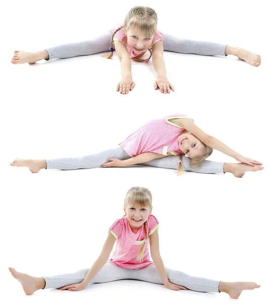 Little girl doing splits Stock Photos, Royalty Free Little girl doing ...