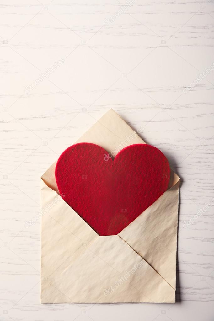 Blank present Valentine — Stock Photo © belchonock #96596572
