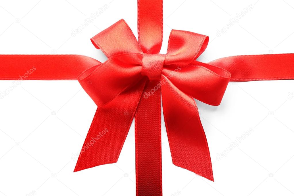 Two ribbons and bow — Stock Photo © belchonock #99110448