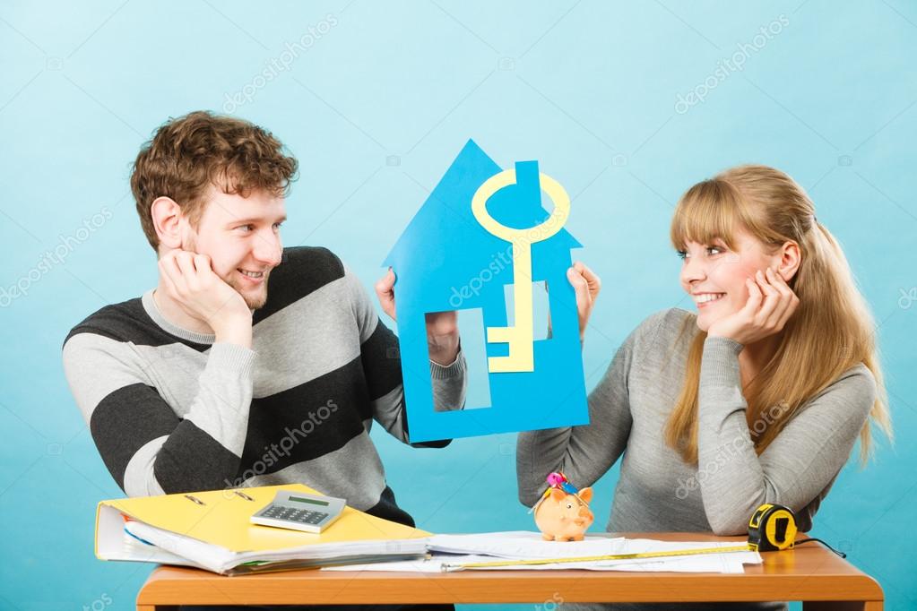 Couple project their first house. Stock Photo by ©Anetlanda 110013218