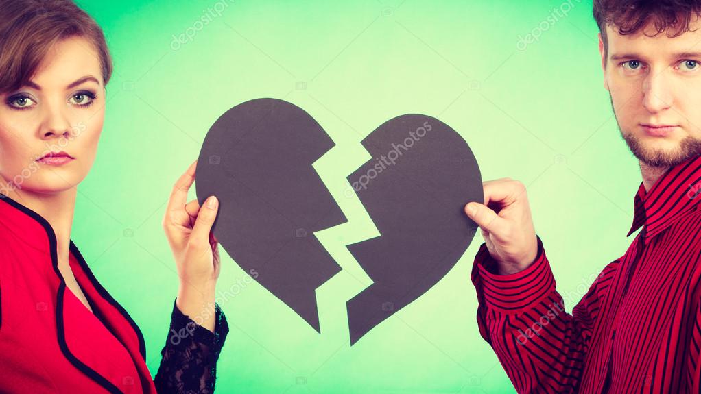 Two People Breaking Up