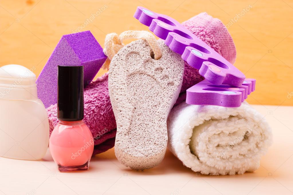 Pedicure accessories set tools closeup — Stock Photo © Anetlanda #113758502