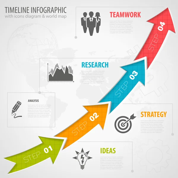 Business timeline Stock Vectors, Royalty Free Business timeline ...