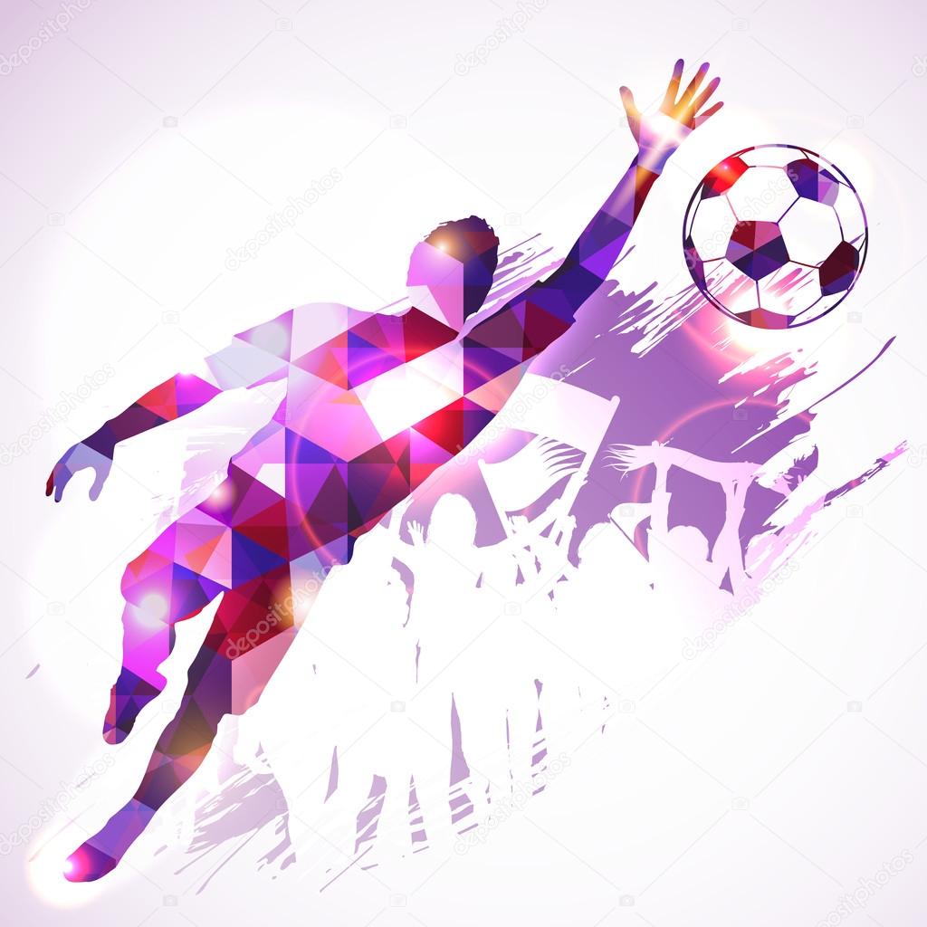 Soccer Goalkeeper — Stock Vector © TAlexey #58407521