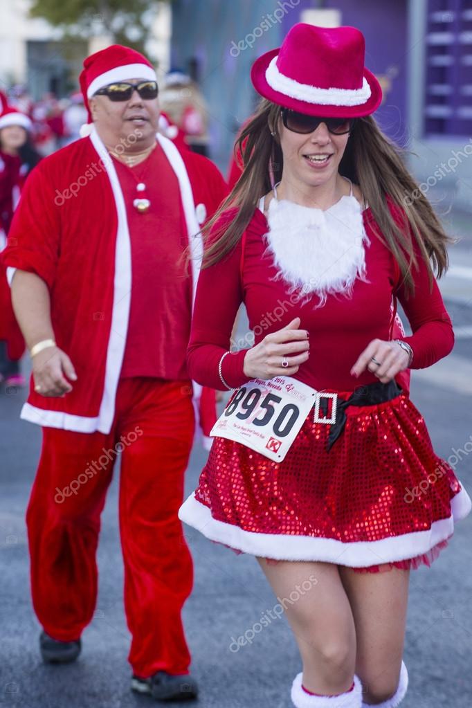 Las Vegas Great Santa Run — Stock Editorial Photo © kobbydagan #92405202