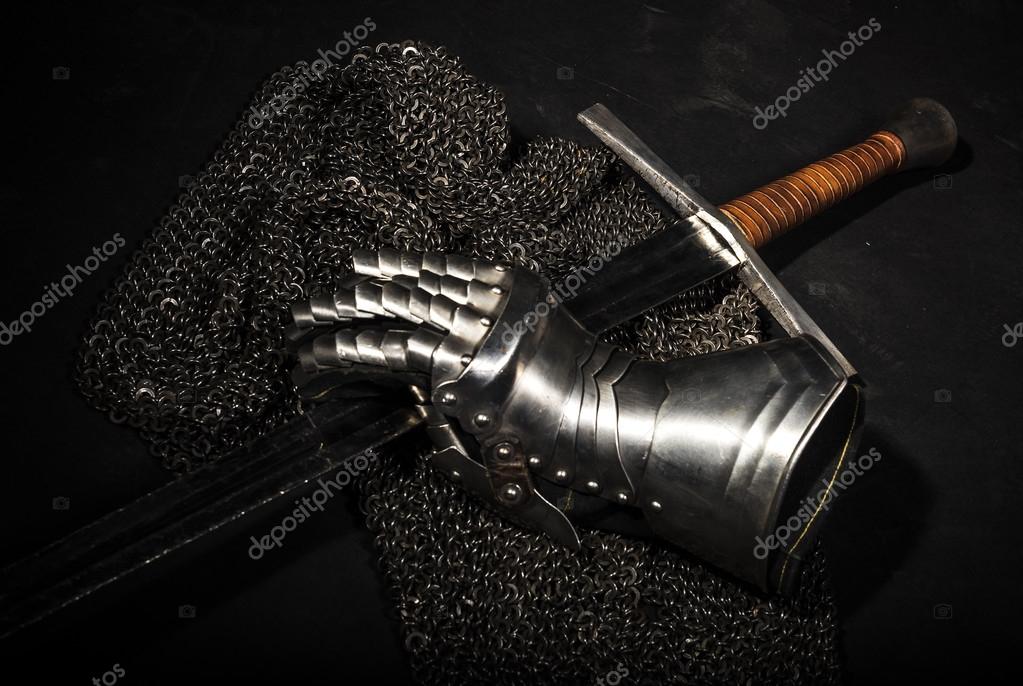 Armor and sword — Stock Photo © fyletto #120988500