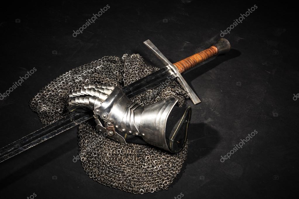 Armor and sword — Stock Photo © fyletto #120988676