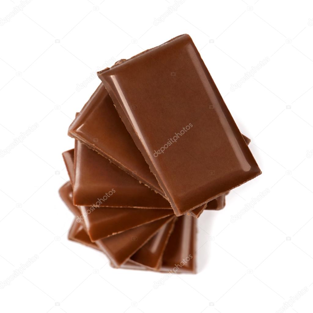 Stacked chocolate bars Stock Photo by ©LarisaBozhikova 72630135