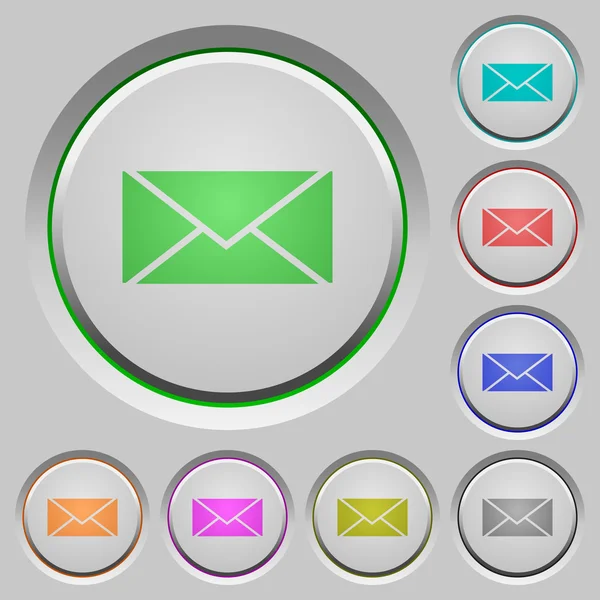 Mail attachment push buttons Stock Vector by ©renegadehomie 142157730