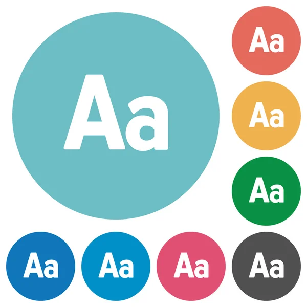 Adjust font size simple icons Stock Vector by ©renegadehomie 138530446
