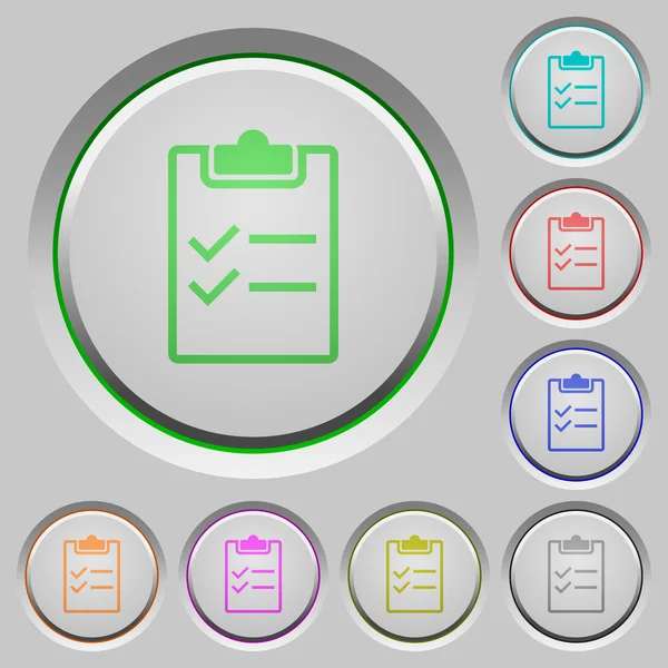 Color fill out checklist buttons Stock Vector Image by ©renegadehomie ...