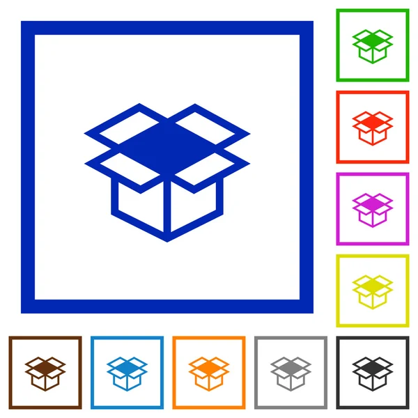 Paper stack framed flat icons Stock Vector by ©renegadehomie 116126178