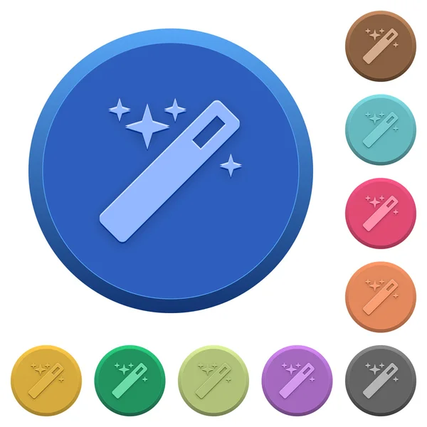 Magic wand beveled buttons Stock Vector Image by ©renegadehomie #136195974