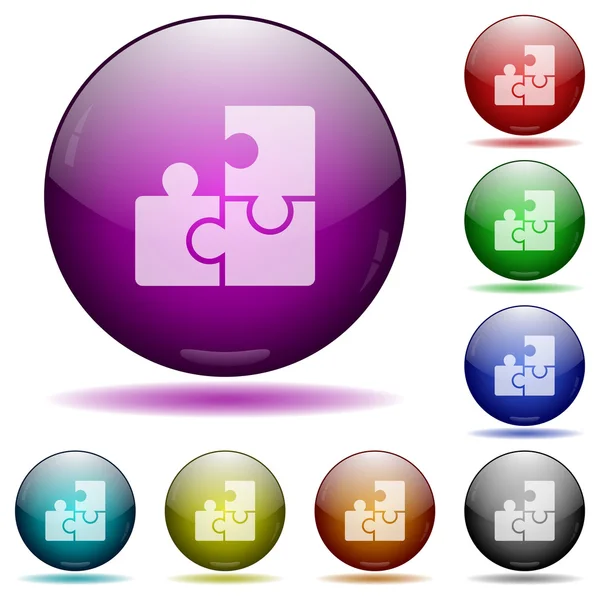 Puzzle button set — Stock Vector © renegadehomie #111233698