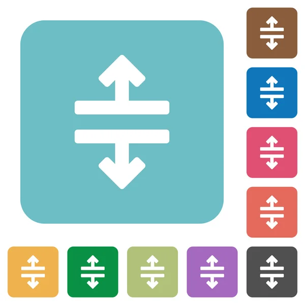 Merge Arrows Flat Icons Rounded Square Vivid Color Backgrounds ⬇ Vector ...