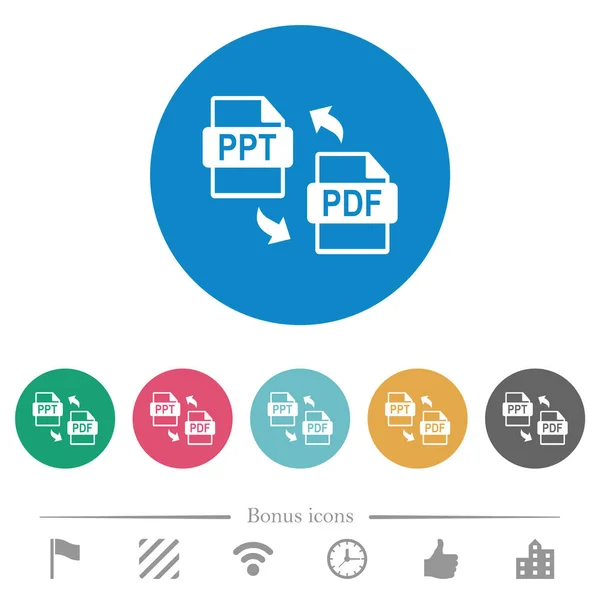 Xml Json File Conversion Flat Color Icons Outlines Bonus Icons Stock Vector Image By