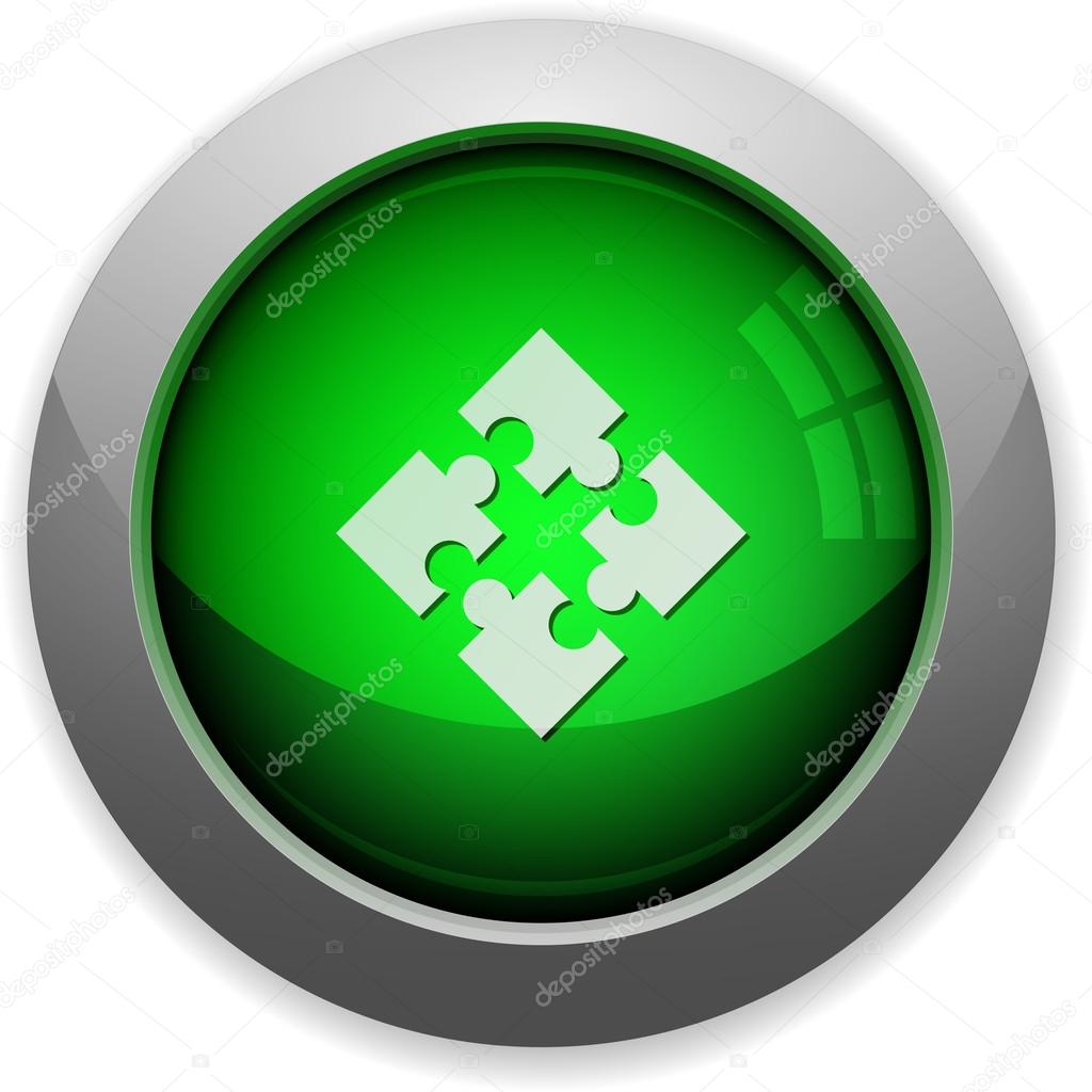 Botón módulos verdes Vector de stock por ©renegadehomie 86735464