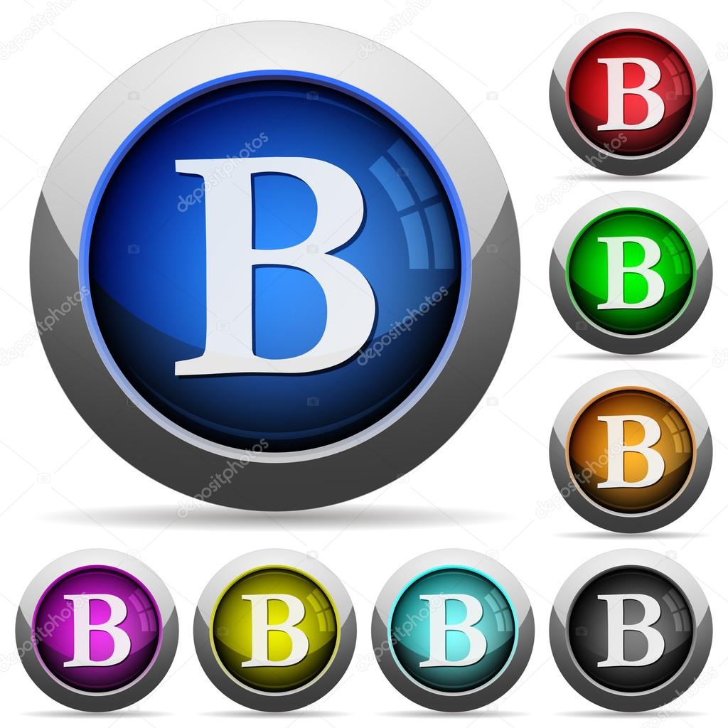 Bold font button set Stock Vector Image by ©renegadehomie #88547688