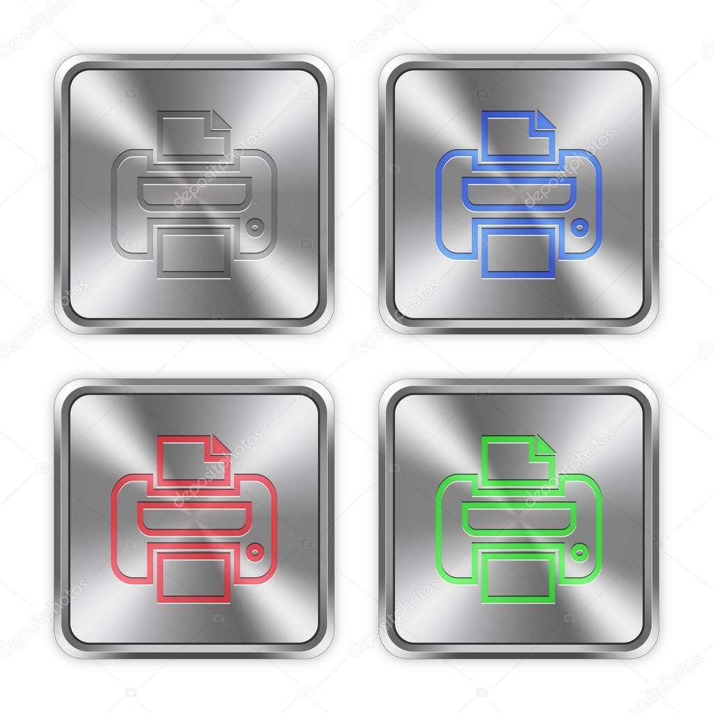 Color print steel buttons Stock Vector Image by ©renegadehomie #88761810