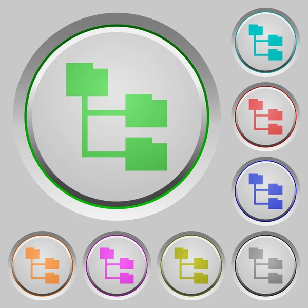 Swap layers push buttons Stock Vector by ©renegadehomie 128041806