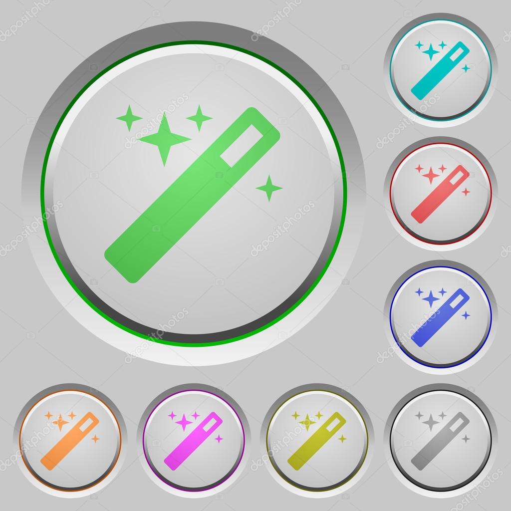 Magic wand push buttons Stock Vector Image by ©renegadehomie #96446748