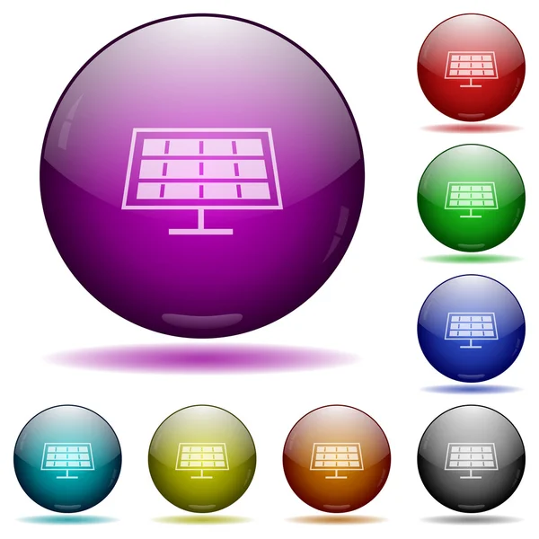Solar panel color square buttons Stock Vector by ©renegadehomie 129120000