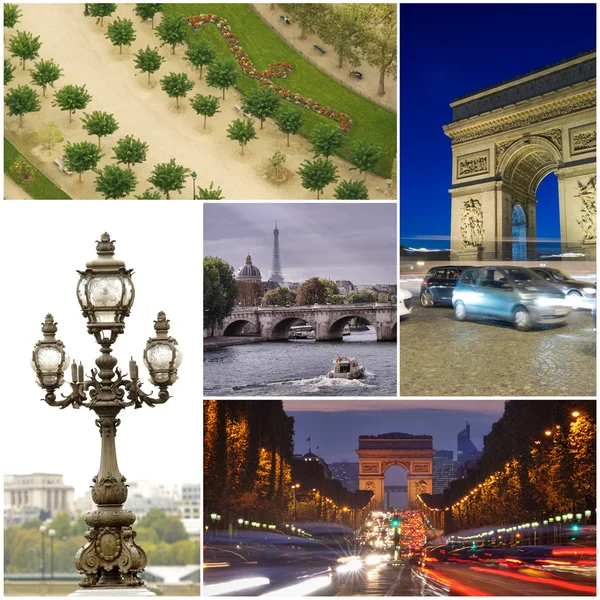 Collage set of Paris images Stock Photo by ©friday 105532026