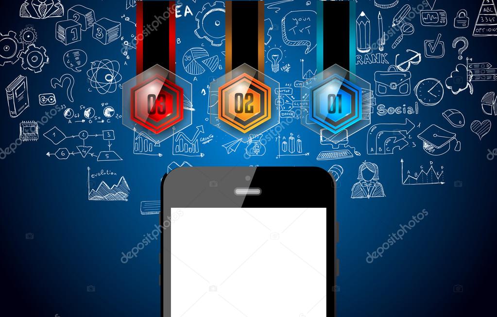 Infographics complex layout with option buttons Stock Vector Image by ...