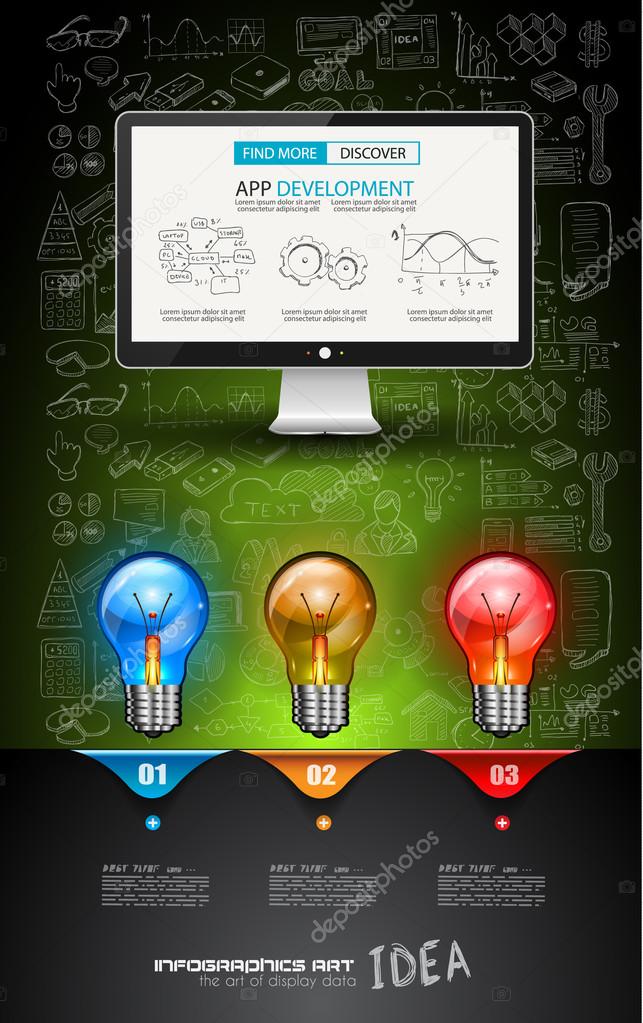 Clean Infographic Layout Template Stock Vector Image by ©DavidArts ...