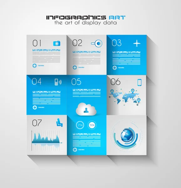 Infographic layout for data display Stock Vector Image by ©DavidArts ...