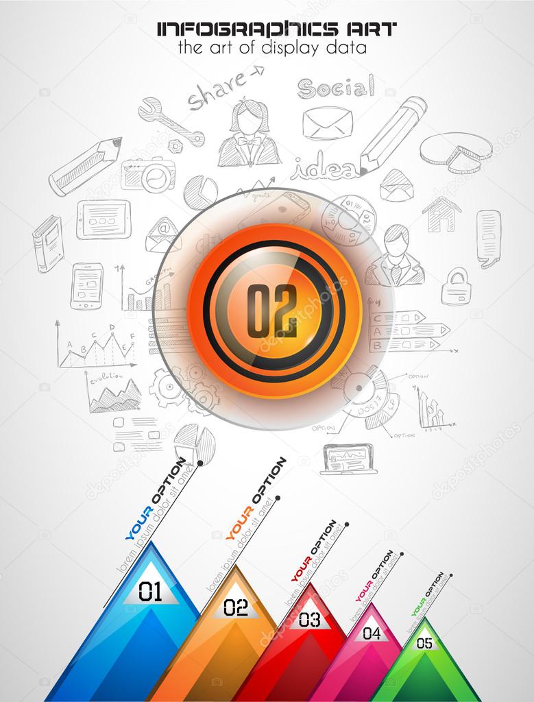 Template for modern data visualization and ranking Stock Vector Image ...
