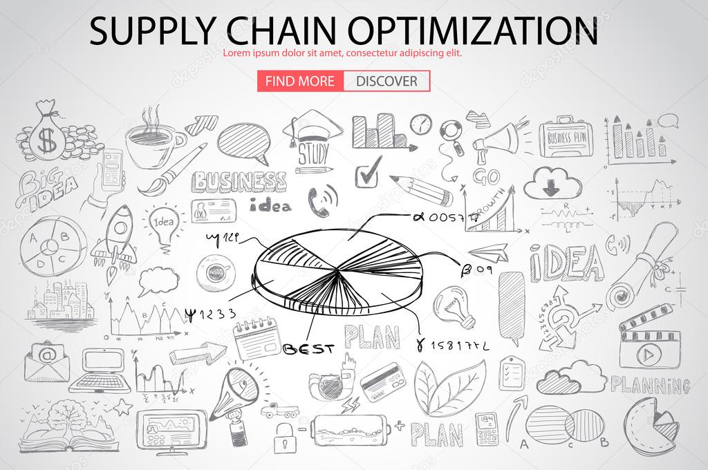 Supply Chain optimization concept — Stock Vector © DavidArts #90659316 Supply Chain optimization concept — Stock Vector © DavidArts #90659316