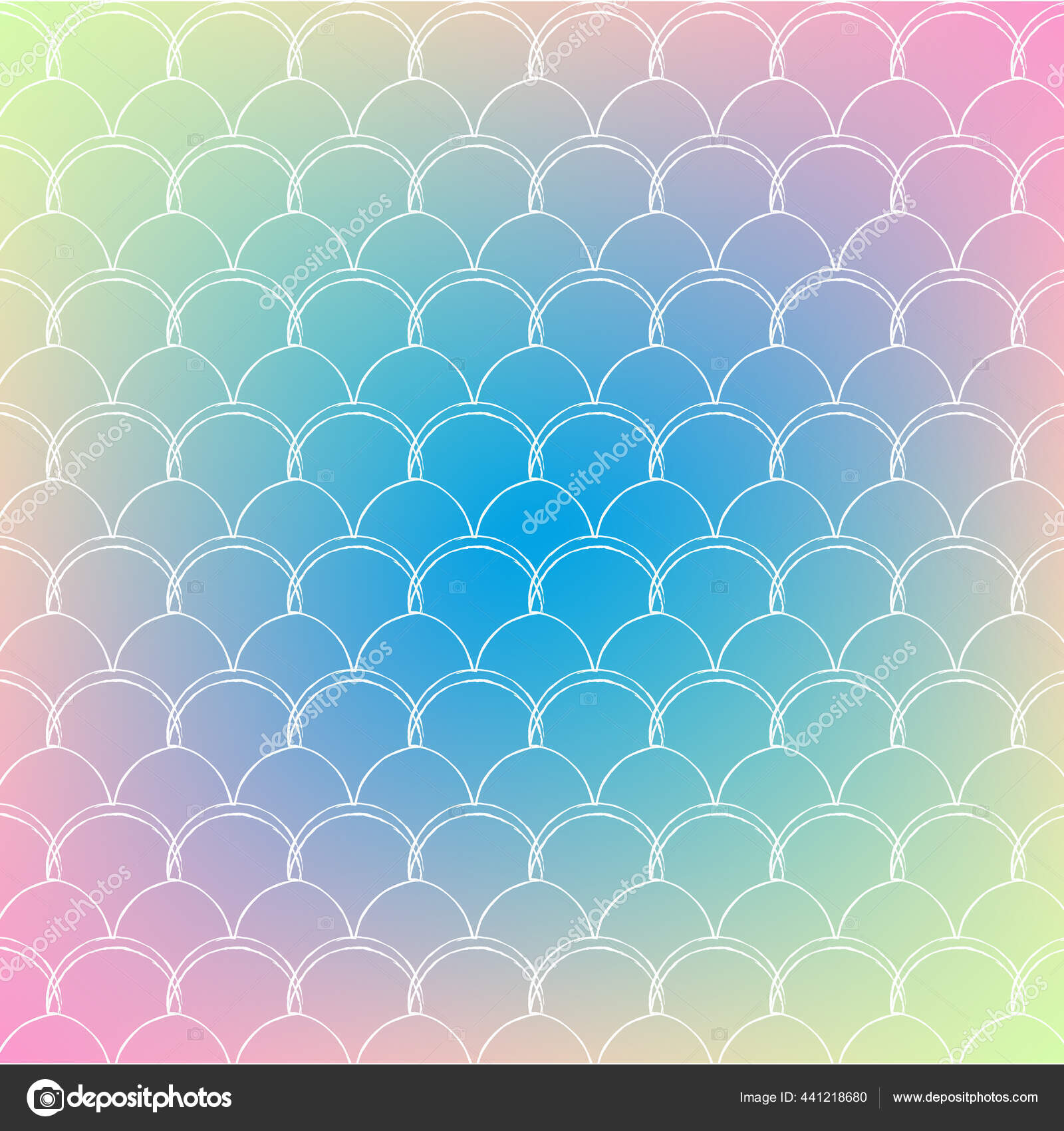 Fish Skin Trendy Gradient Background Square Backdrop Fish Skin Ornament ...
