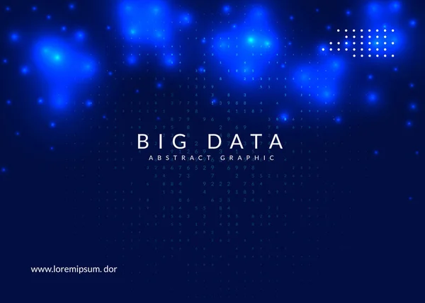 Big data background. Technology for visualization, artificial in Stock Vector by ©olga_hmelevska ...