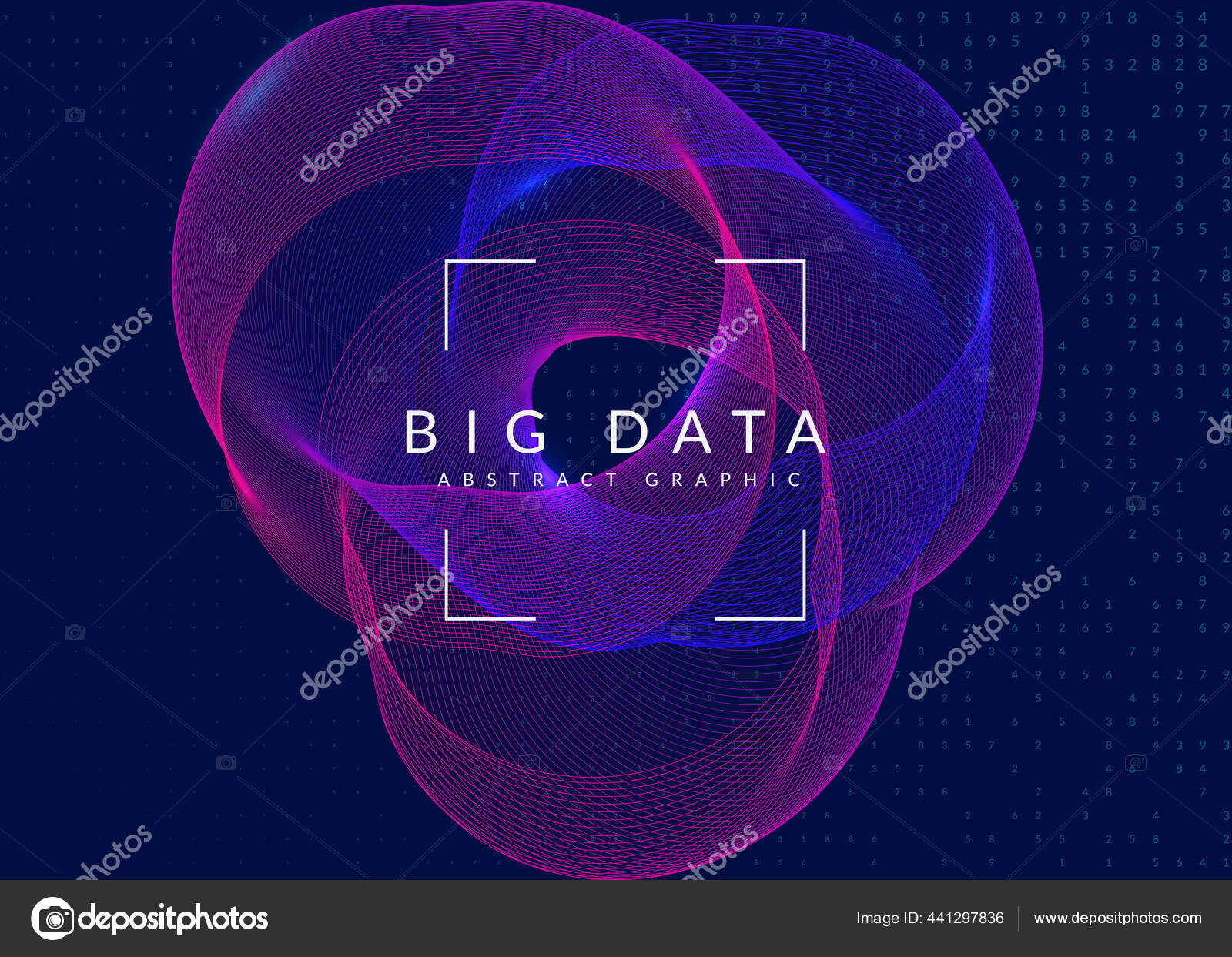 Visualization Background Technology Big Data Artificial Intelligence ...