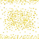 Sparse gold confetti luxury sparkling confetti. Sc Stock Vector Image ...
