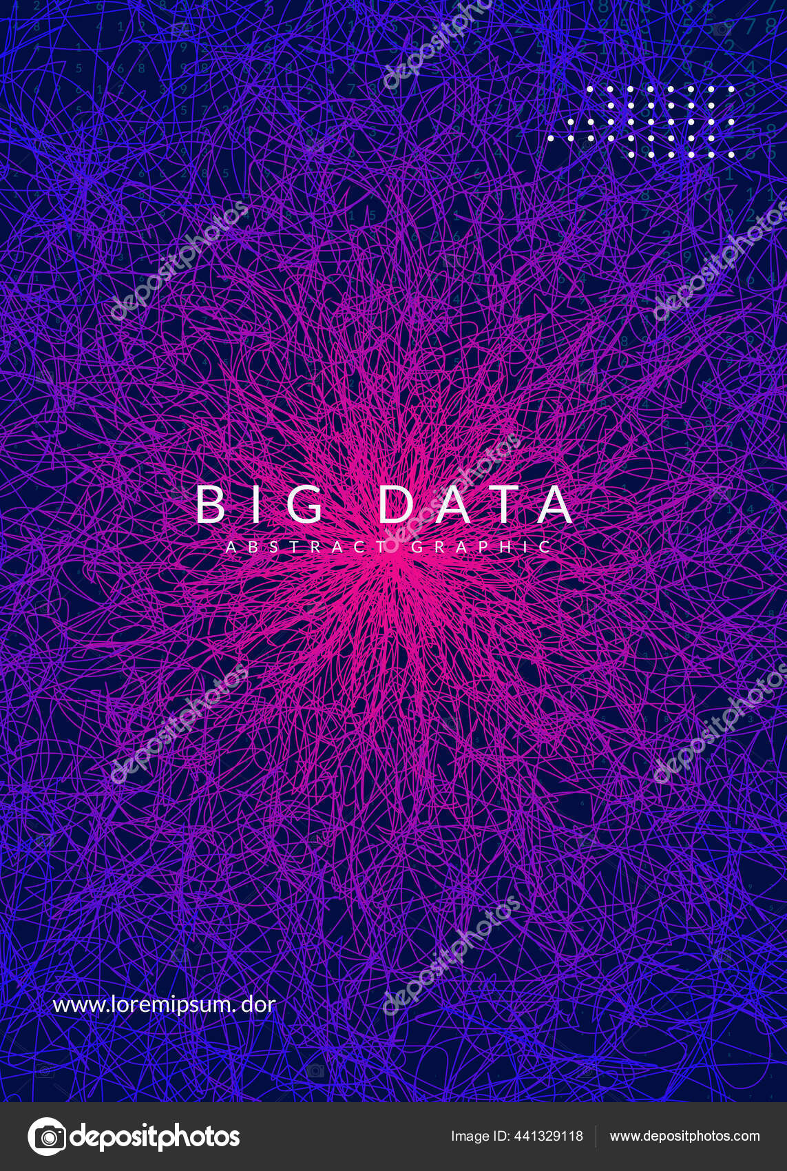 Big Data Background Technology Visualization Artificial Intelligence Deep Learning Quantum Stock ...