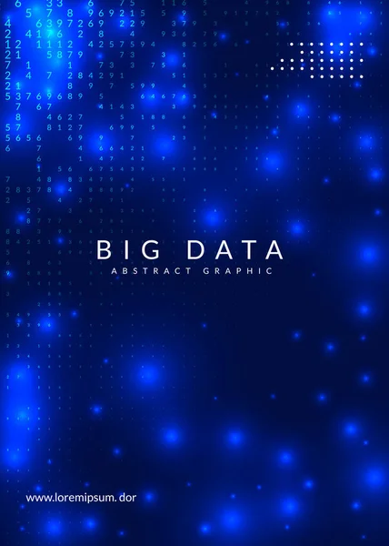 Big data background. Technology for visualization, artificial in Stock Vector by ©olga_hmelevska ...