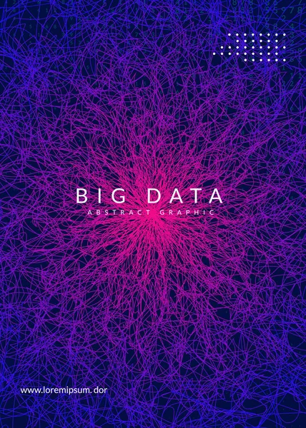 Big data background. Technology for visualization, artificial in Stock Vector Image by ©olga ...