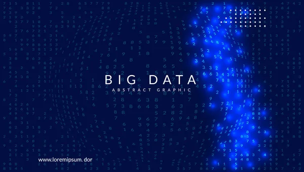 Big data background. Technology for visualization, artificial in Stock Vector by ©olga_hmelevska ...