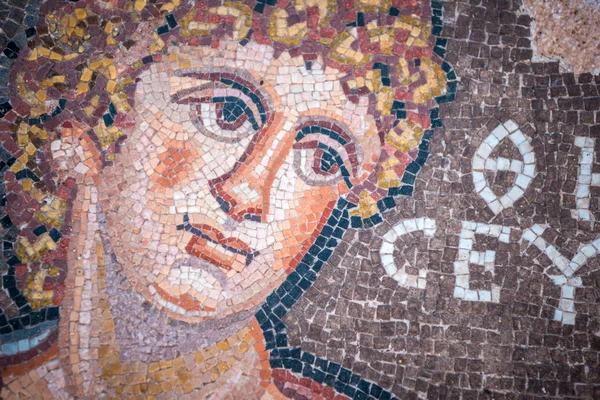 Famous roman Paphos Mosaics, Cyprus — Stock Photo © Sopotniccy #123676638