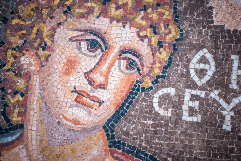 Famous roman Paphos Mosaics, Cyprus Stock Photo by ©Sopotniccy 123676682