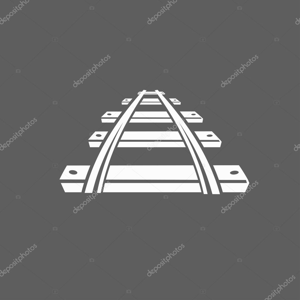 Railroad, railway icon Stock Vector Image by ©slasny1988 #110628222