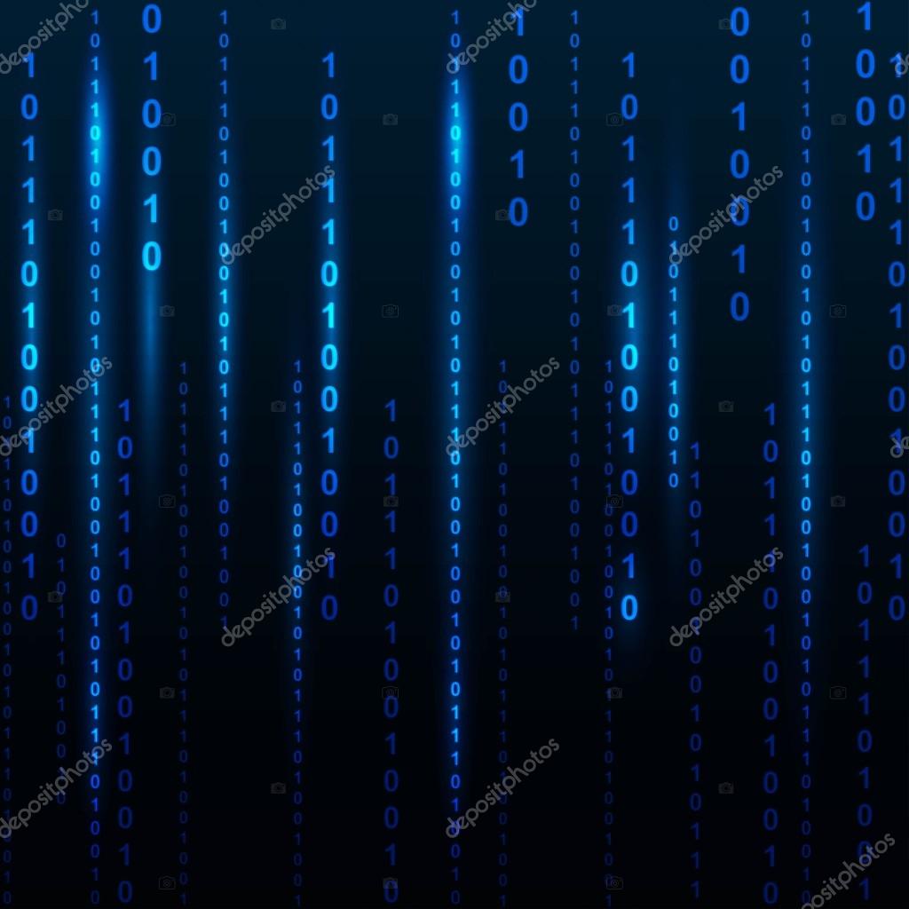 Binary code. Digital illustration. Stock Vector Image by ©slasny1988 ...