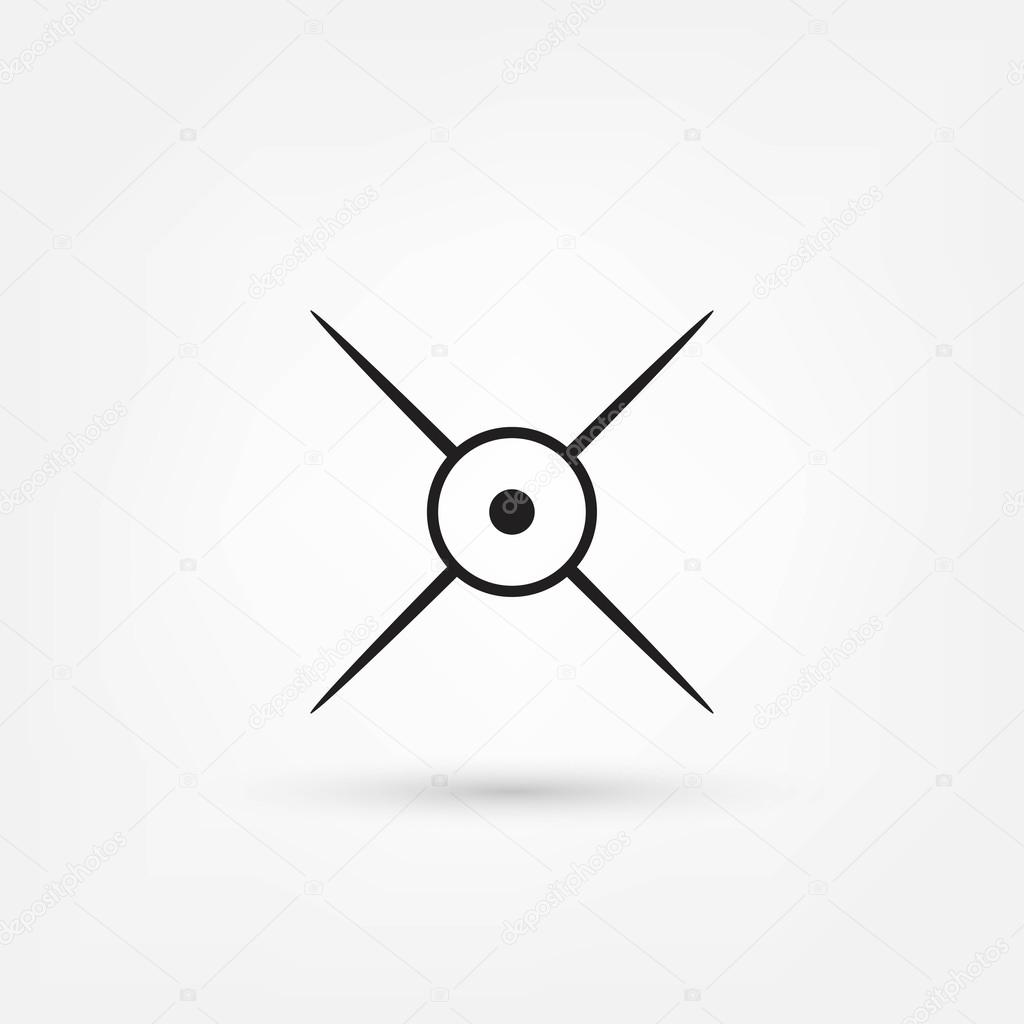 Target web icon — Stock Vector © slasny1988 #110858634