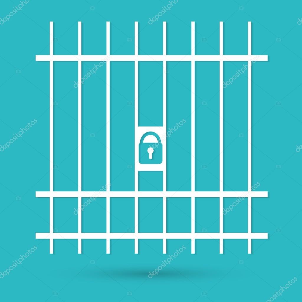 Prison, gate icon Stock Vector Image by ©slasny1988 #72957857