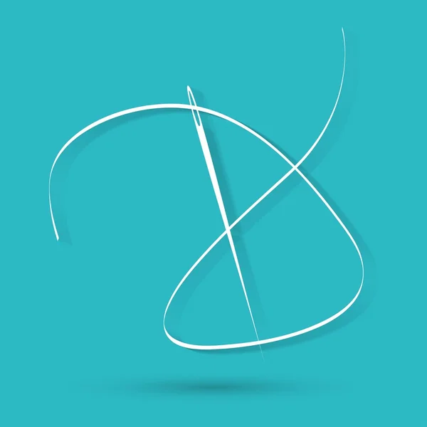 Needle and thread icon — Stock Vector © slasny1988 #84813594